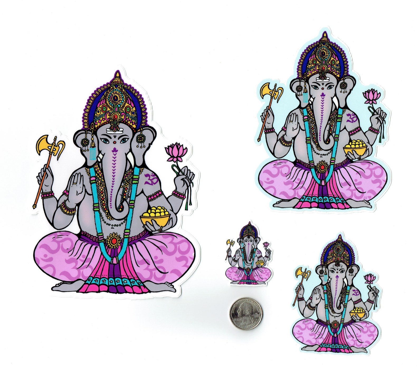 Ganesh Sticker - Etsy
