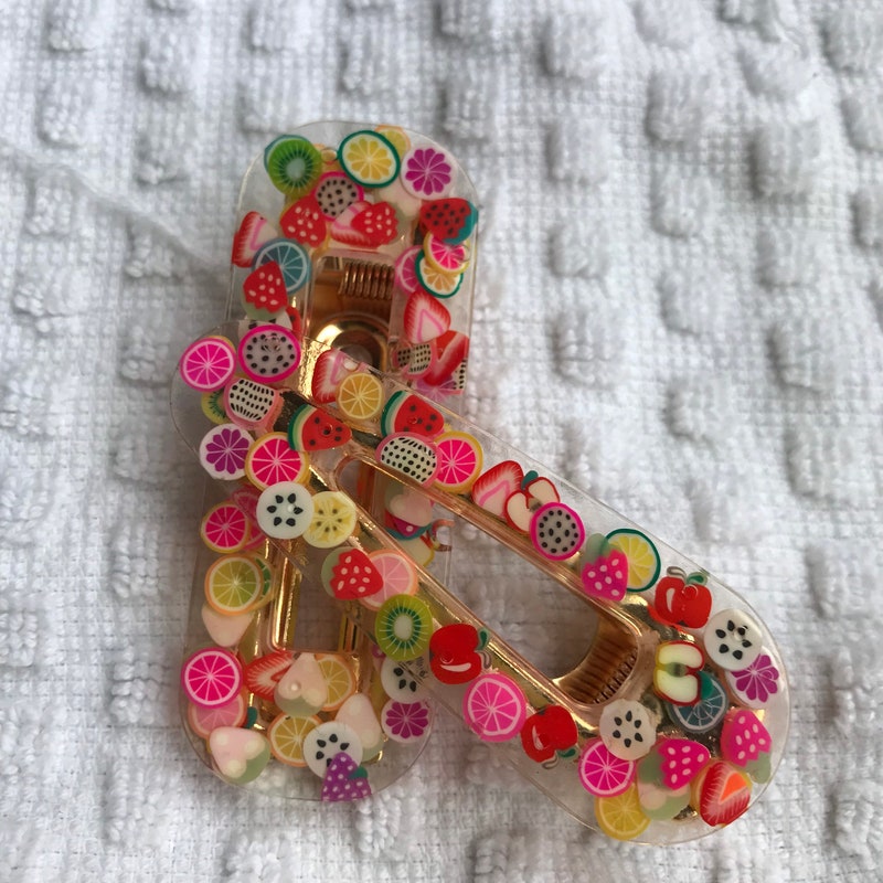 Fruit Hair Clips - Etsy