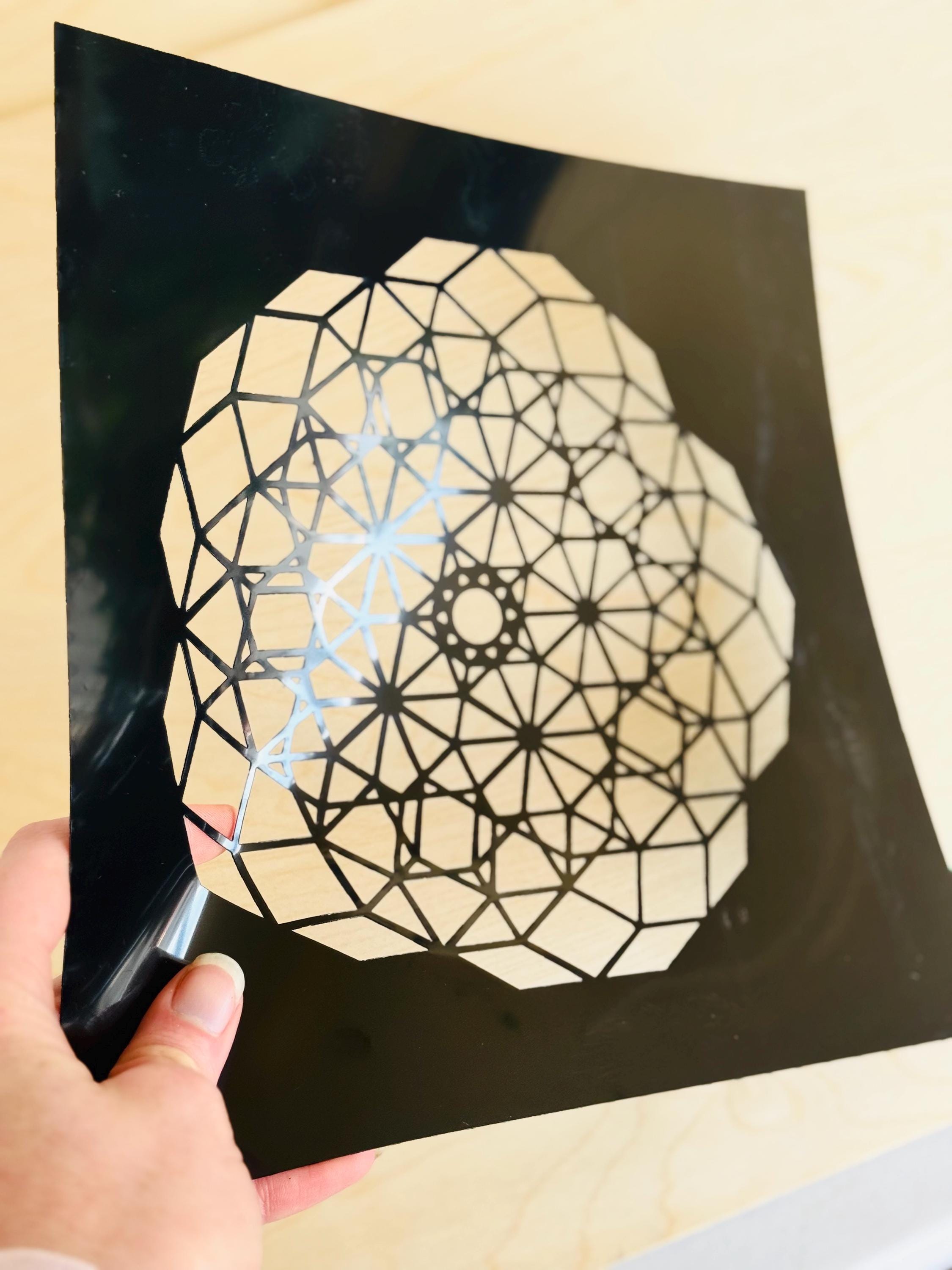 Penta Flower Sacred Geometry Stencil for Crafts - Etsy