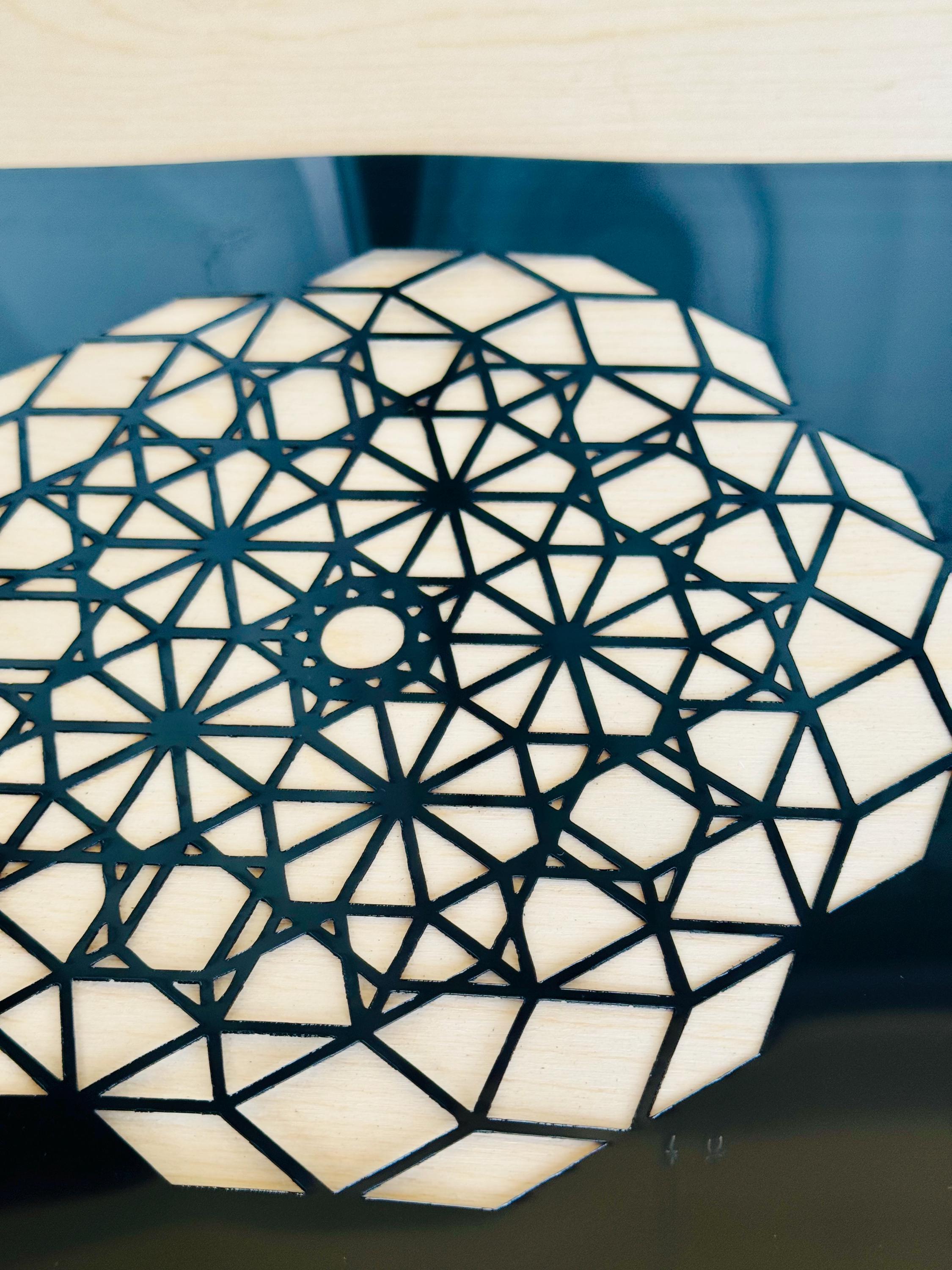 Penta Flower Sacred Geometry Stencil for Crafts - Etsy