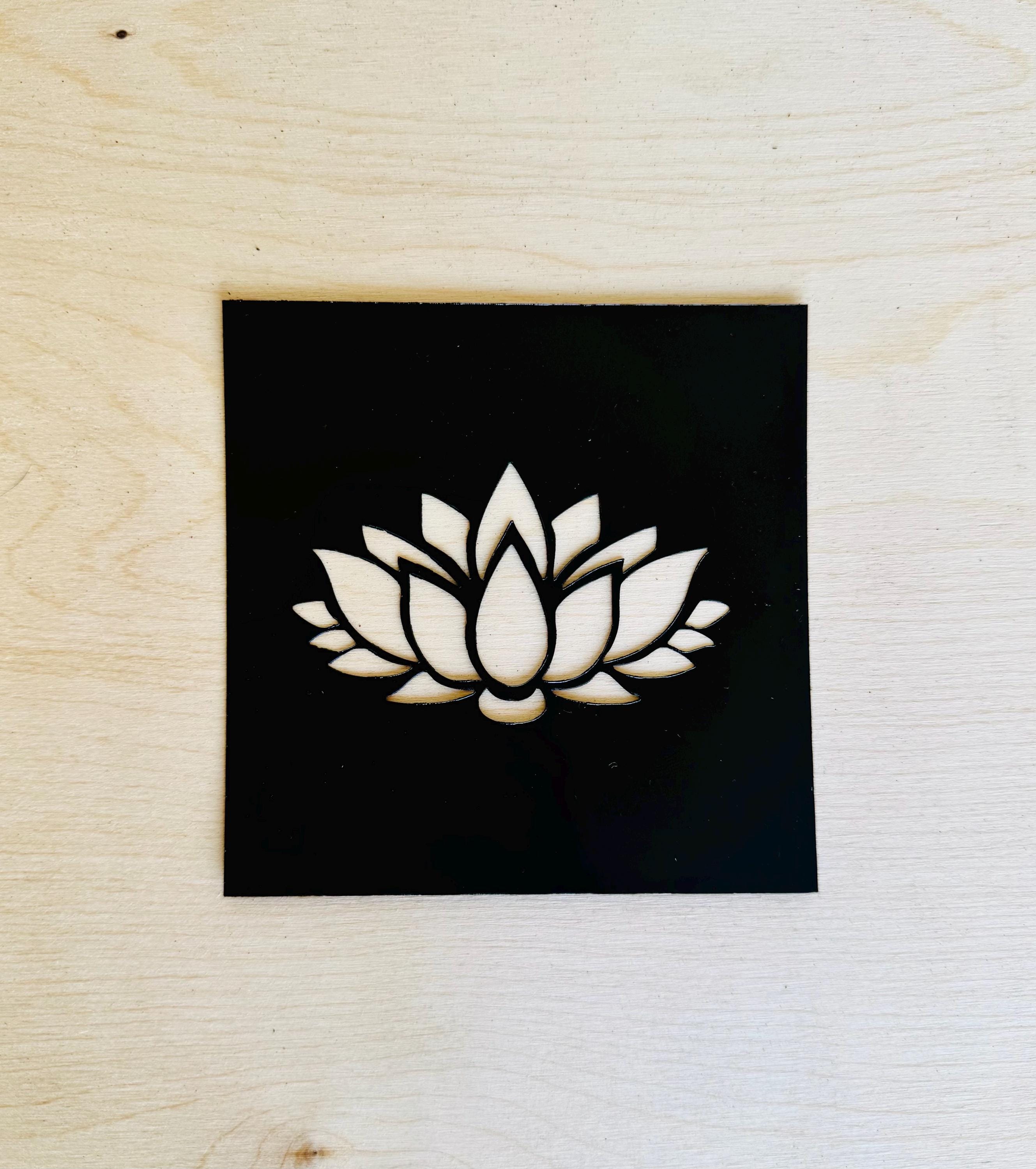 Lotus Flower Tattoo Stencils For Men