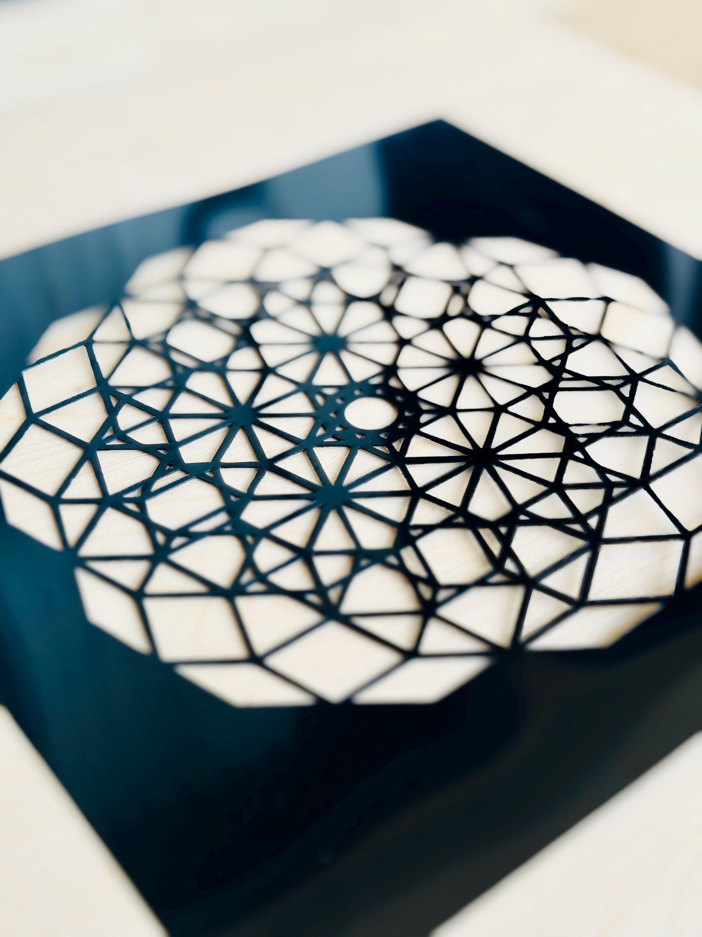 Penta Flower Sacred Geometry Stencil for Crafts - Etsy