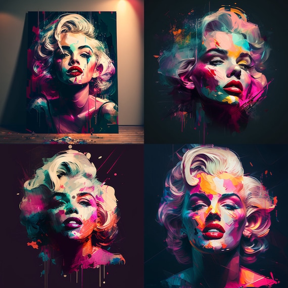 Marilyn Monroe Abstract Art
