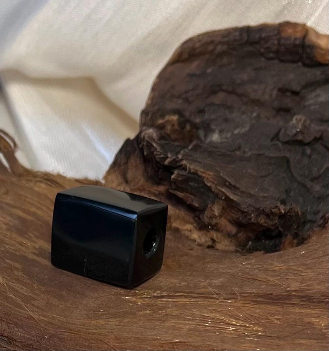 Black Jade Rectangle Bead Hand Carved From Wyoming Jade - Etsy
