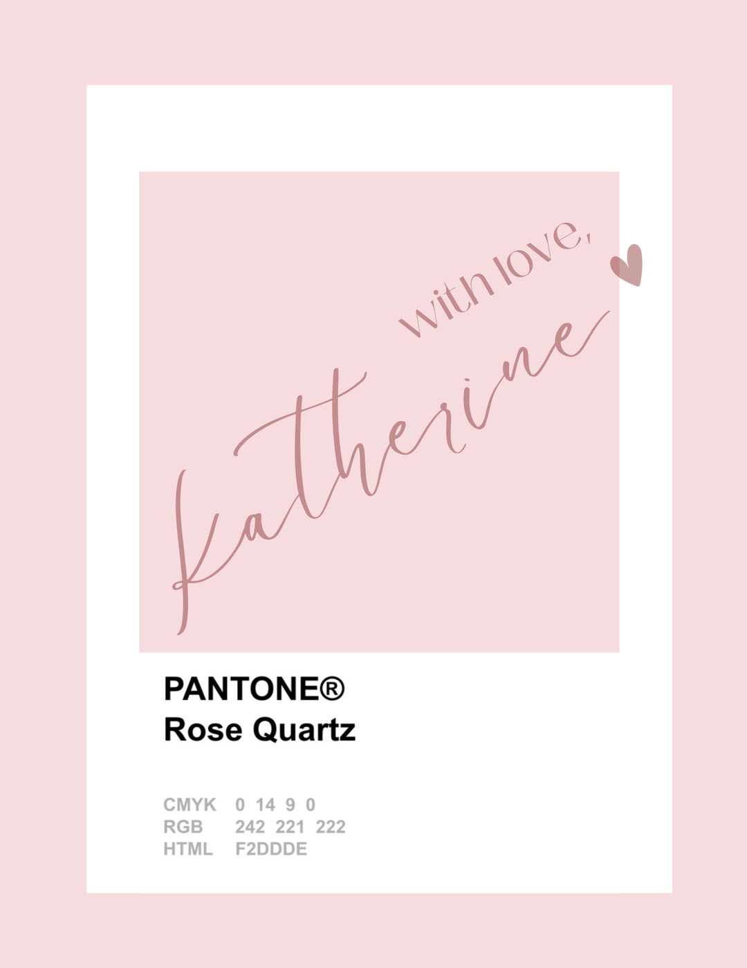 CUSTOM COLORS Pantone Paint Swatch Posters 5 - Etsy