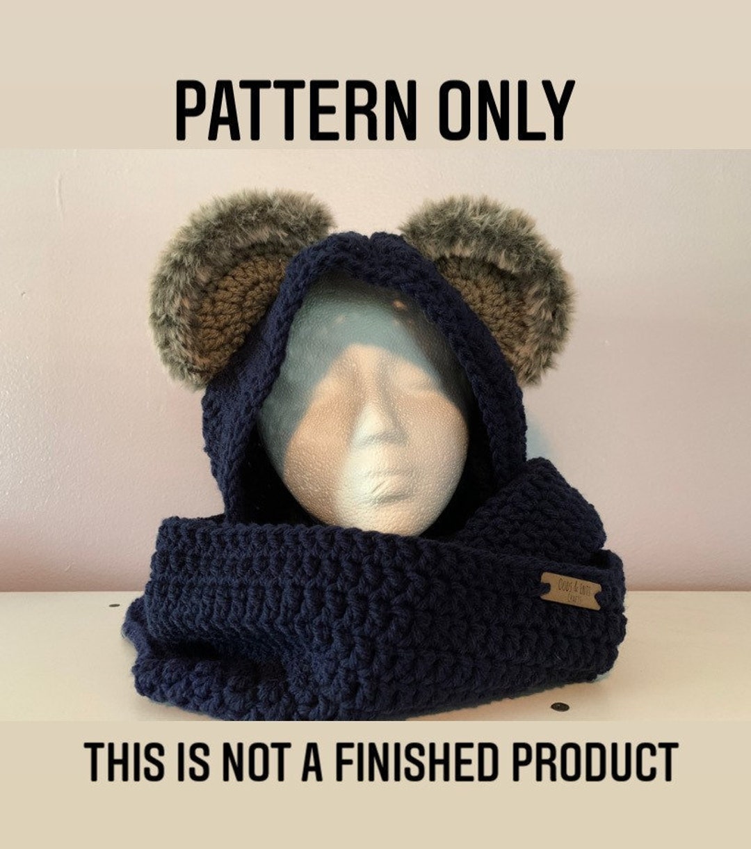 Ewok Inspired Hooded Cowl- PATTERN ONLY - Etsy