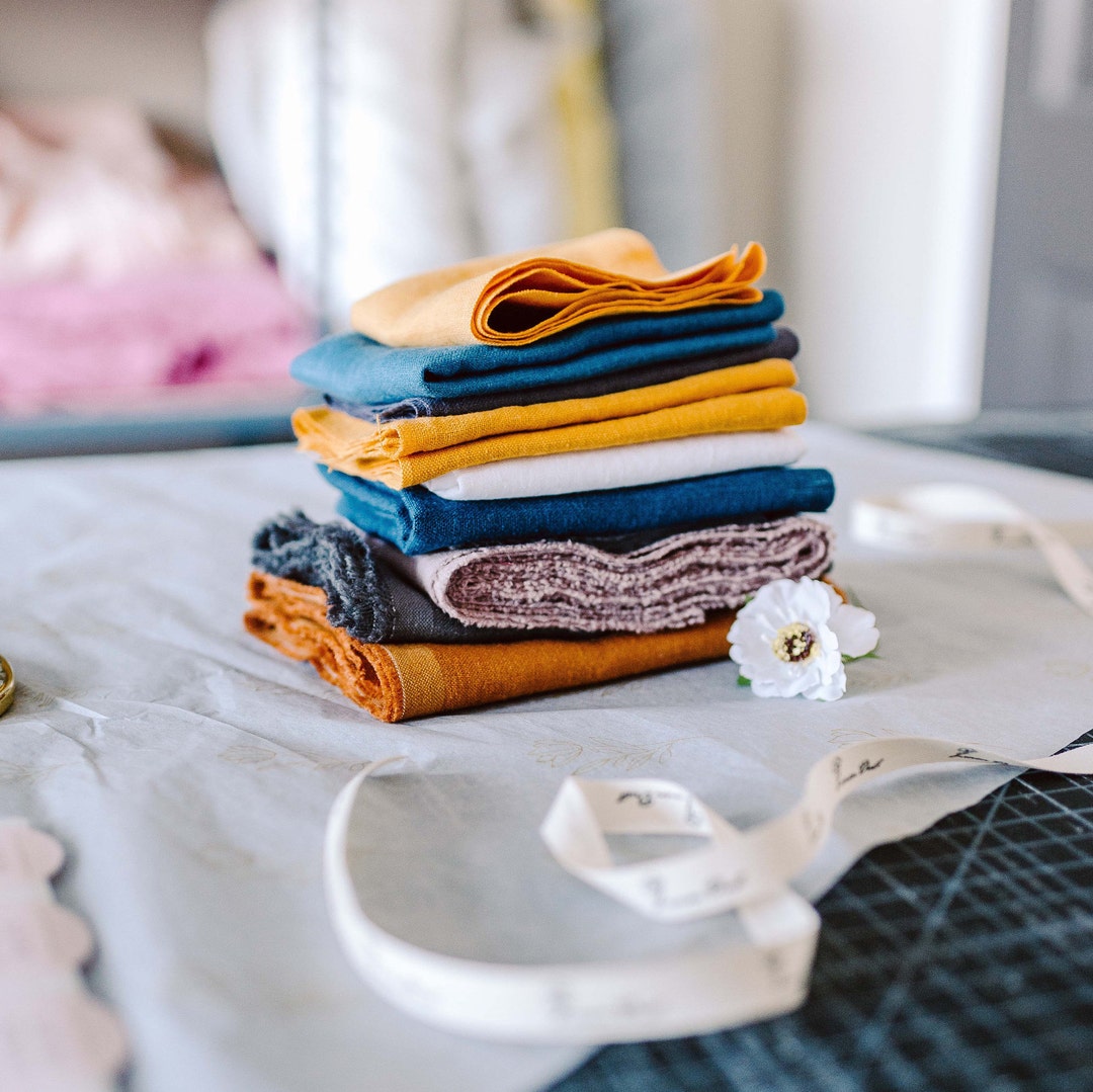 Hobby Craft Supplies 2 Lbs Pack, Scrapbooking Fabric Remnants, Linen ...