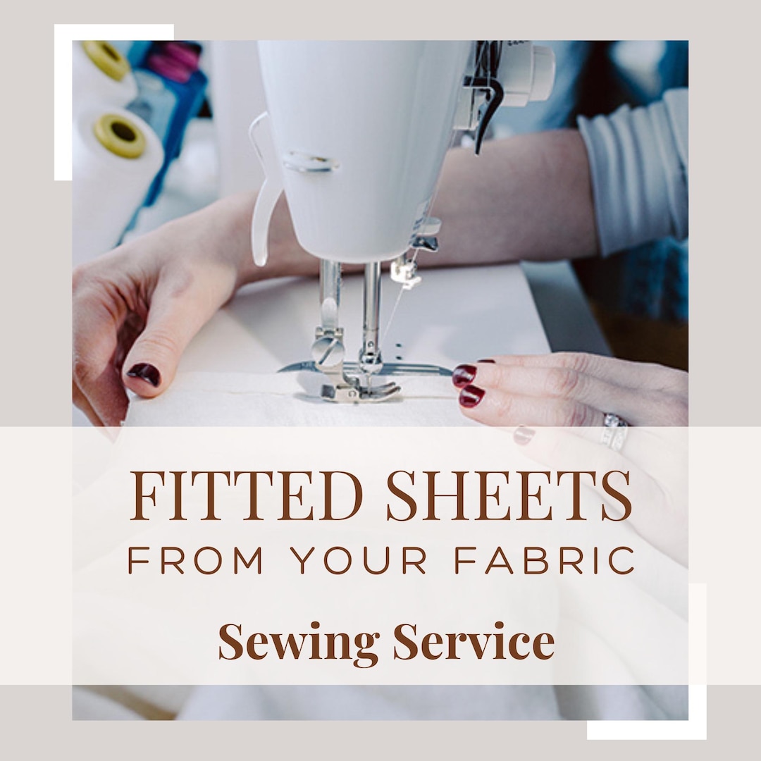 Custom Fitted Sheets From Your Fabric, Sewing Services for Bedding - Etsy
