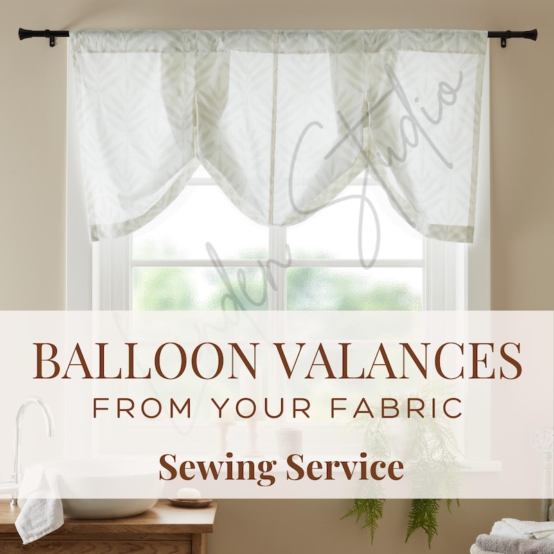 Balloon Valance - Etsy
