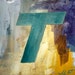 The Letter T an Original Acrylic Painting on Canvas by JLF. - Etsy