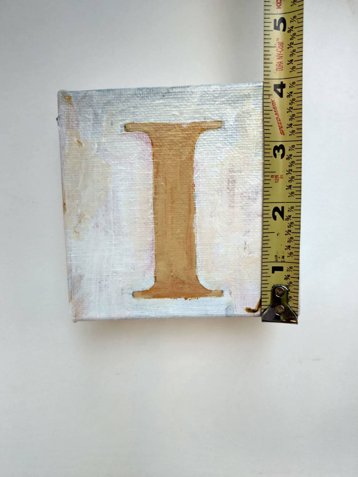 This is the Letter 'I' an Original Acrylic Painting on Canvas by JLF ...