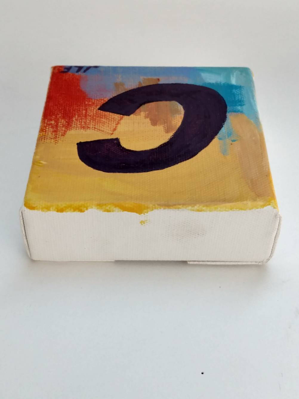 The Letter C an Original Acrylic Painting on Canvas by JLF. - Etsy