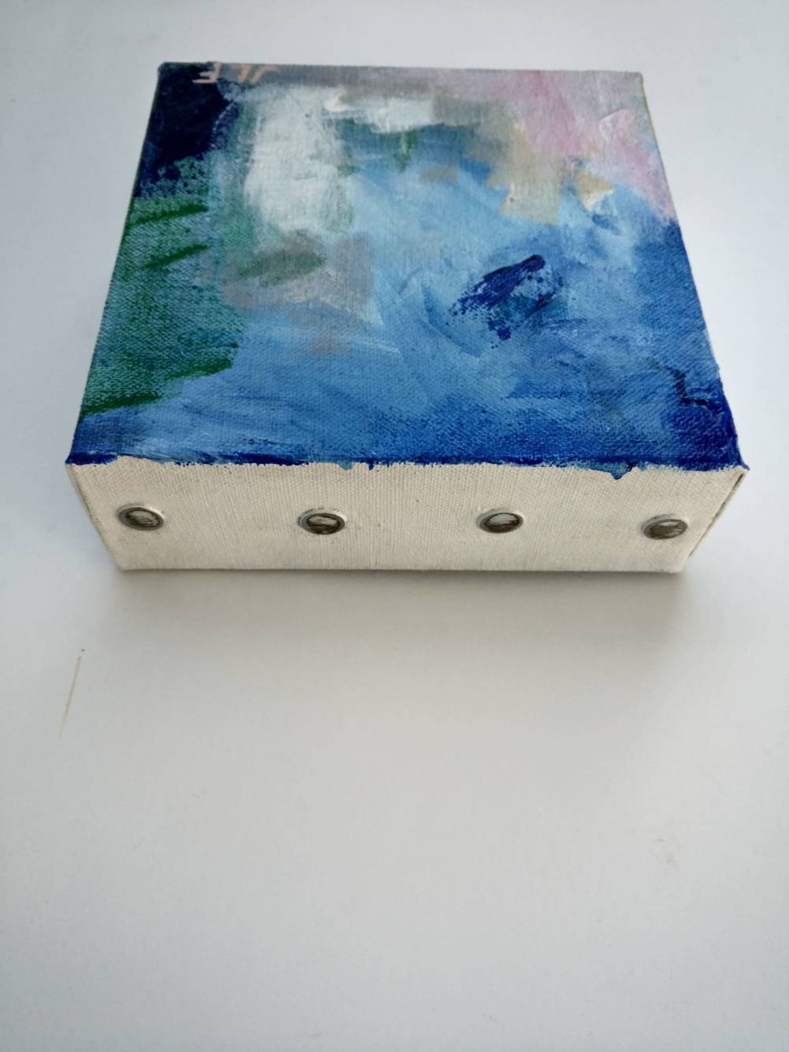 A Small Abstract Acrylic Painting on Canvas by JLF. - Etsy