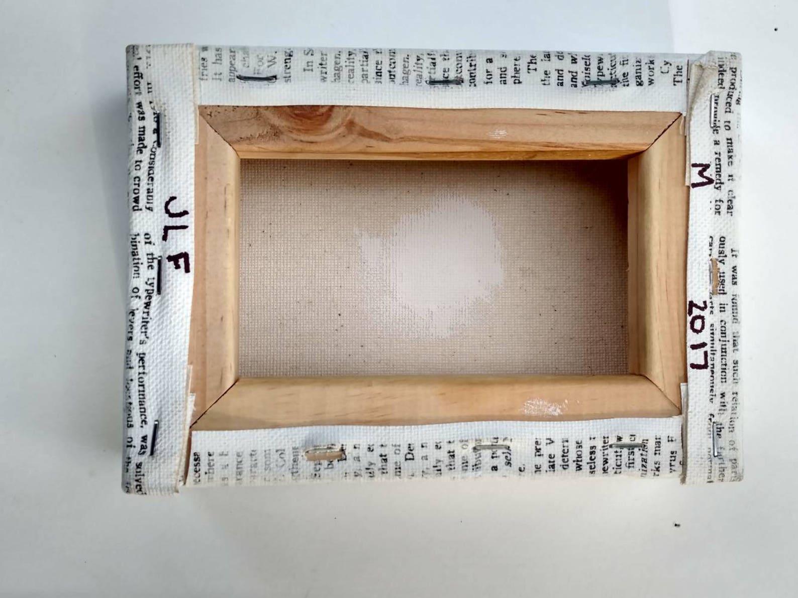 The Letter M an Original Acrylic Painting on Canvas by JLF. - Etsy