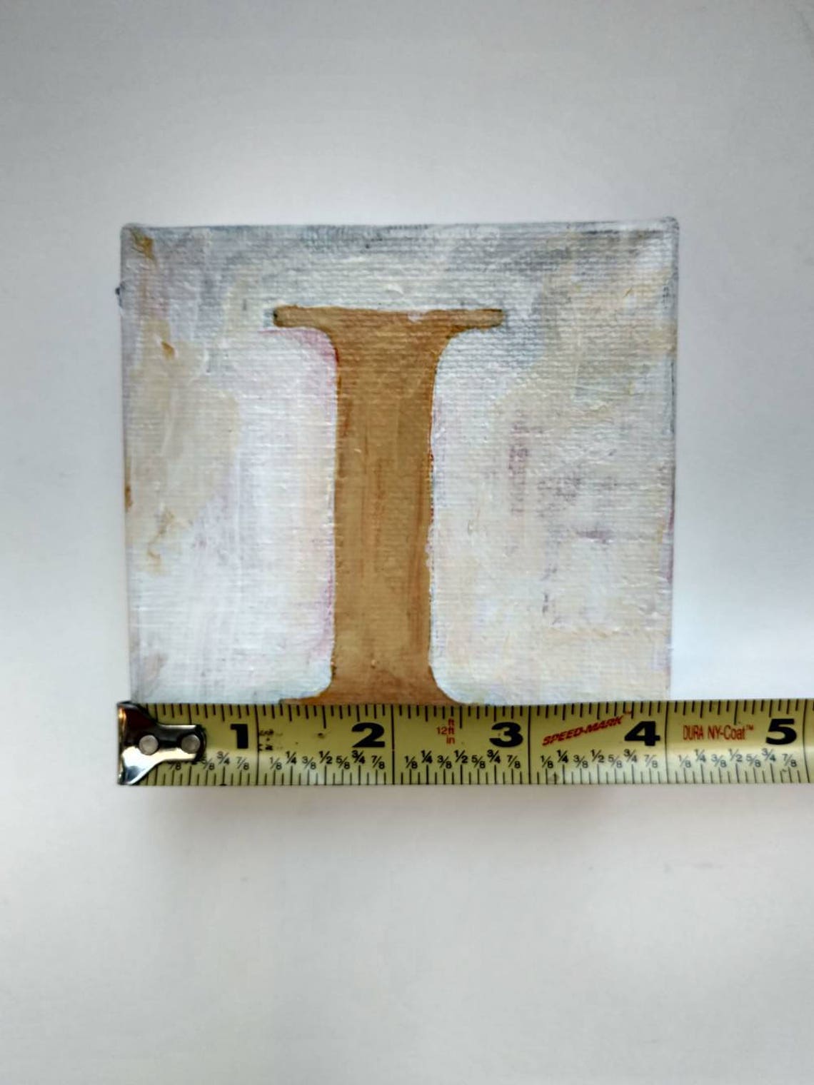 This is the Letter 'I' an Original Acrylic Painting on Canvas by JLF ...