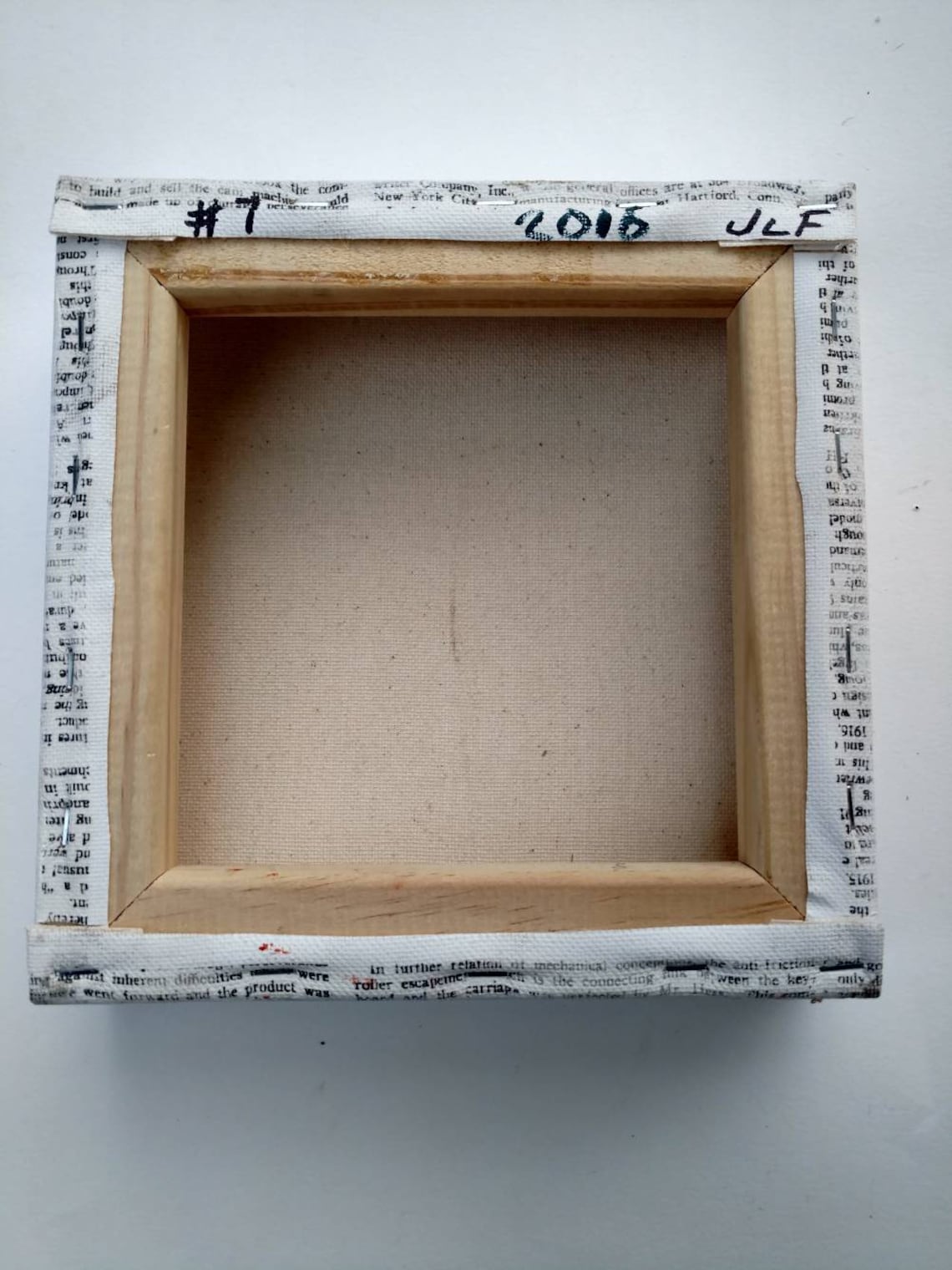 Number 7 Acrylic Painting by JLF - Etsy