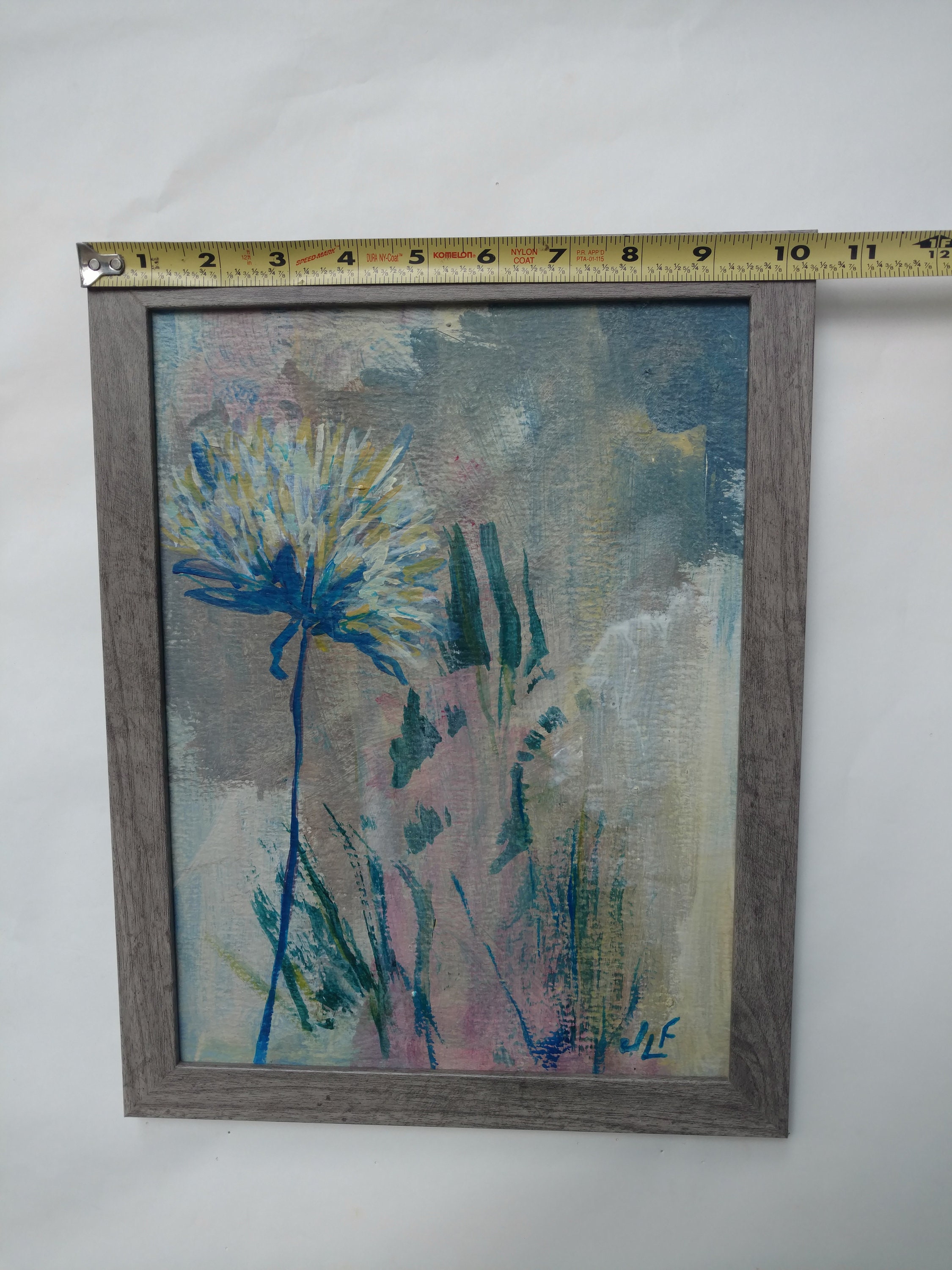 This is "thistle Plant #1 " an Original Acrylic Painting on Water Color ...
