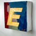 This is e-2 an Original Acrylic Painting on Canvas of the Letter E by ...