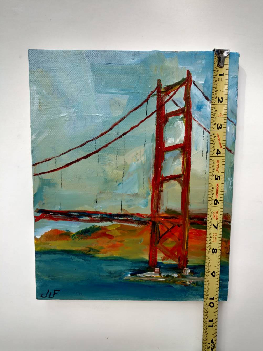 This is golden Gate Bridge-1 an Original Acrylic Painting on Canvas by ...