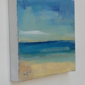 This is "reductionist Seascape" an Original Acrylic Painting on Canvas ...