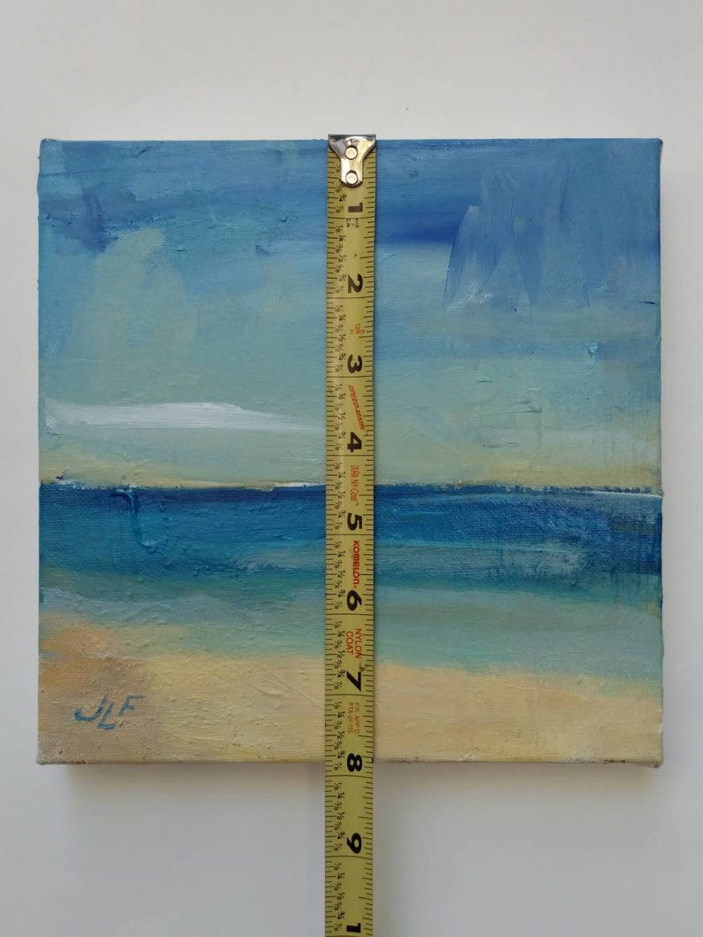This is "reductionist Seascape" an Original Acrylic Painting on Canvas ...