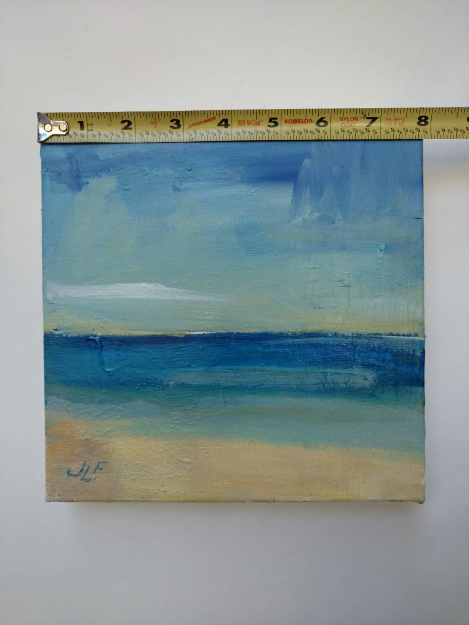 This is "reductionist Seascape" an Original Acrylic Painting on Canvas ...