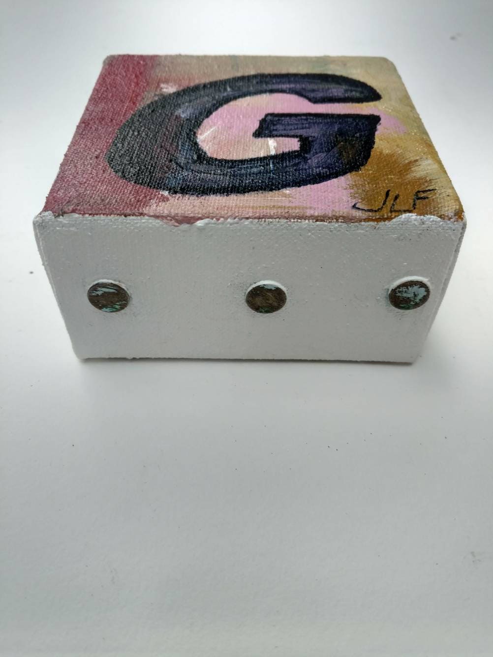 The Letter 'G' an Original Acrylic Painting on Canvas - Etsy