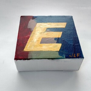 This is "e-2" an Original Acrylic Painting on Canvas of the Letter E by ...