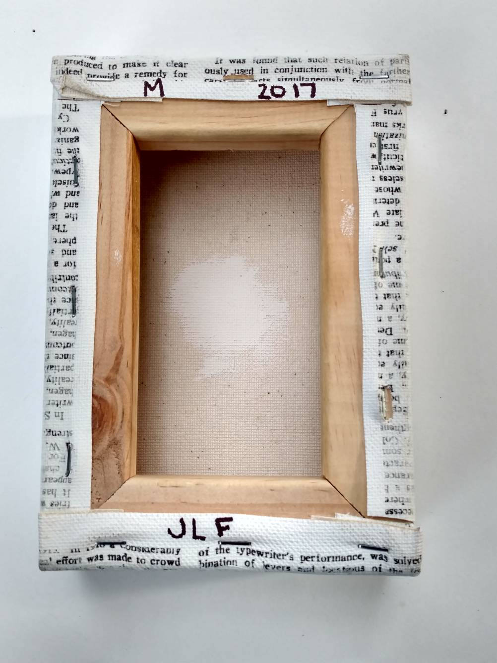 The Letter M an Original Acrylic Painting on Canvas by JLF. - Etsy