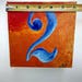 The Number 2 (two). an Original Acrylic Painting on Canvas by JLF. - Etsy