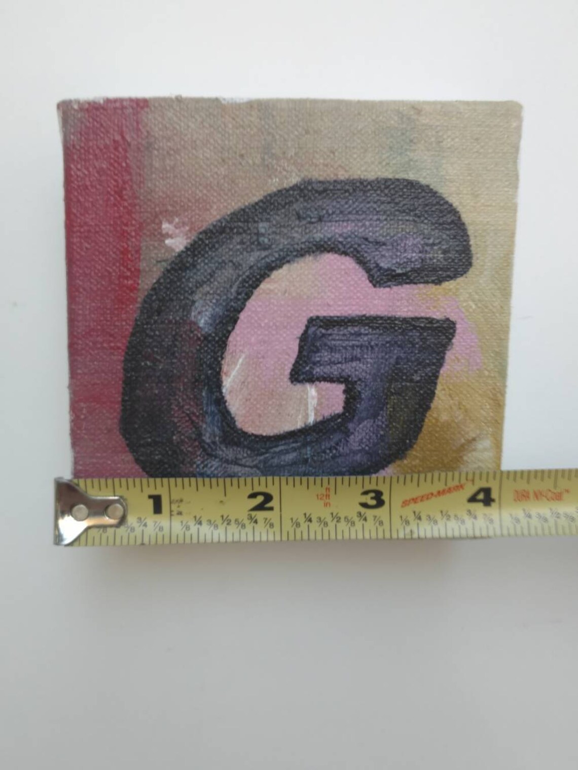 The Letter 'G' an Original Acrylic Painting on Canvas - Etsy