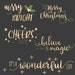 Christmas Overlays Holiday Word Art Overlays for | Etsy
