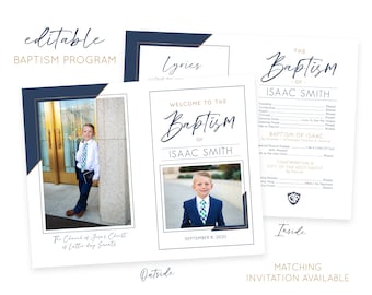 Lds Boy Baptism | Etsy