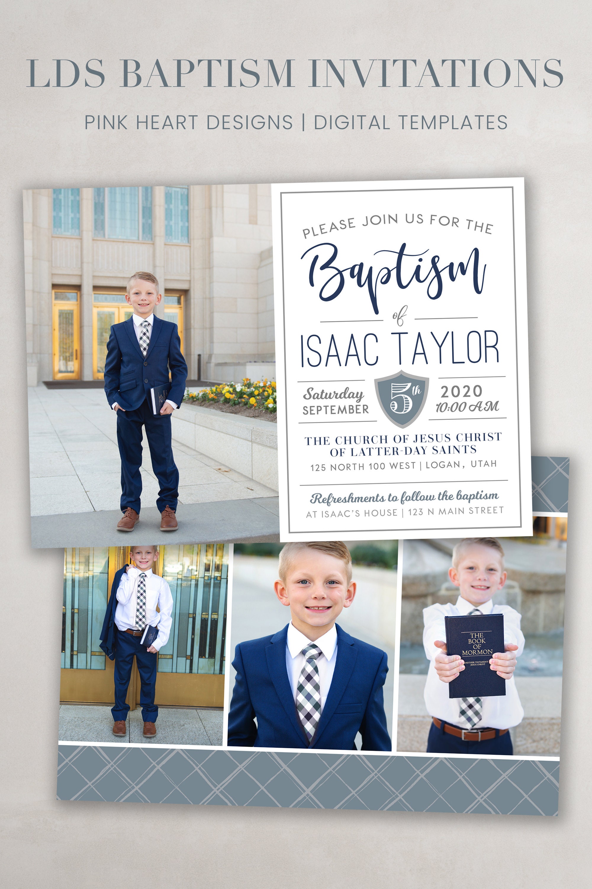LDS Baptism Invitation Boy | Baptism Invitation for Boys | DIY Baptism ... LDS Baptism Invitation Boy | Baptism Invitation for Boys | DIY Baptism ...