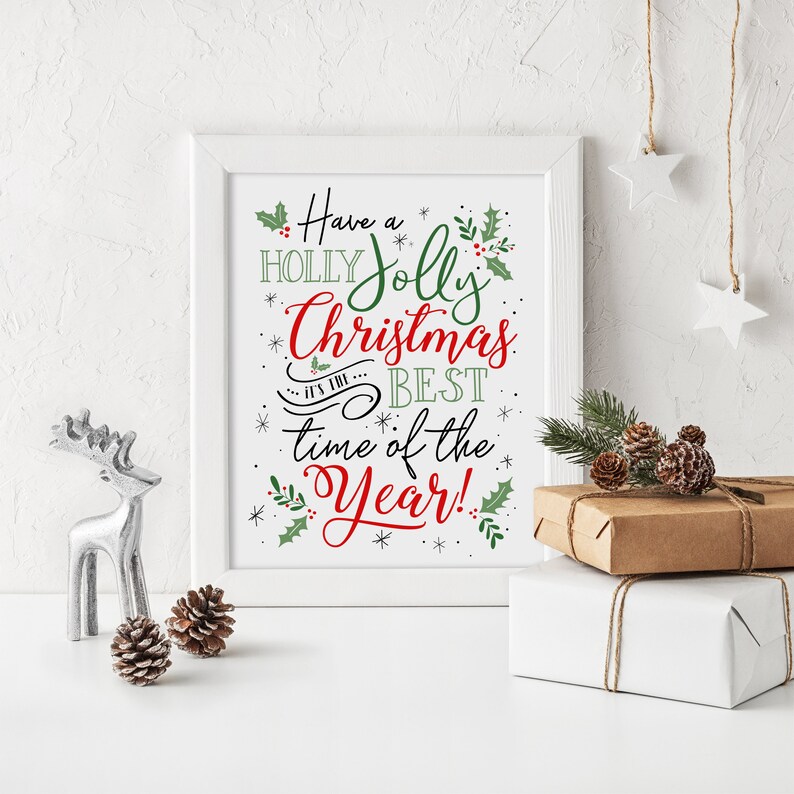 Gold Christmas Overlays Holiday Word Art Overlays for | Etsy