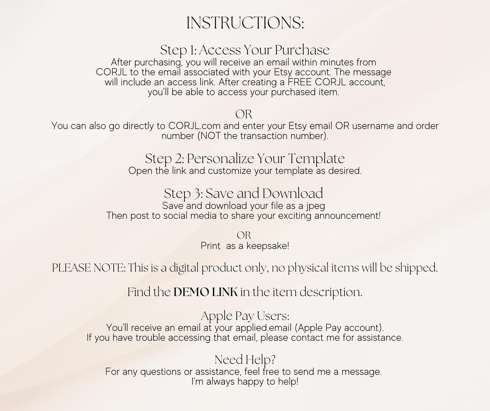 LDS Baptism Program Template for Boys: Simple Clean Design (instant ...
