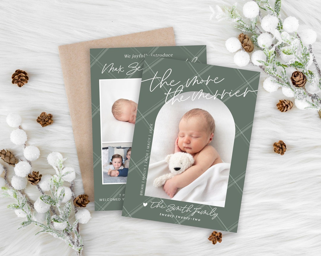 Christmas Card Birth Announcement