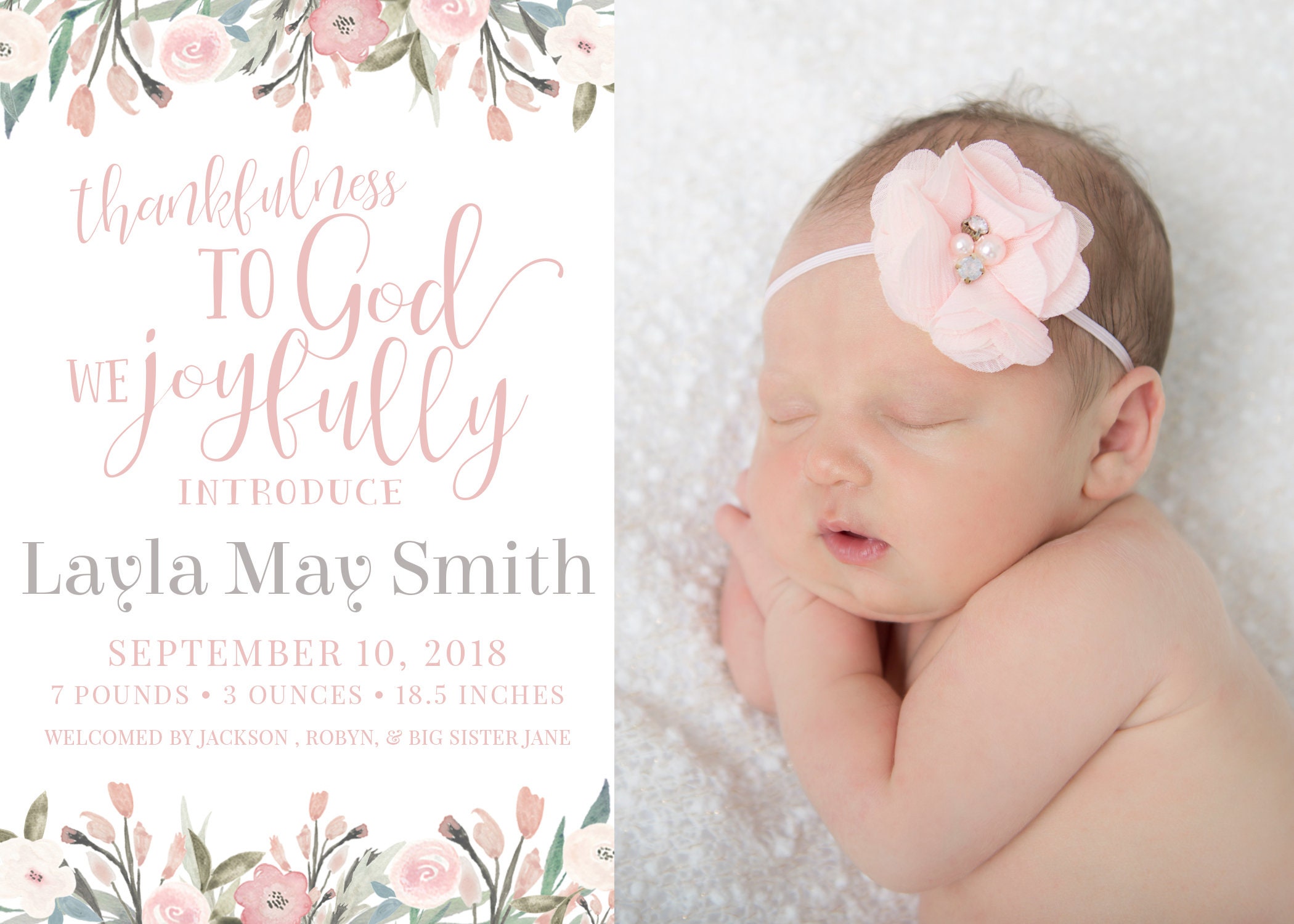 Birth Announcements Templates