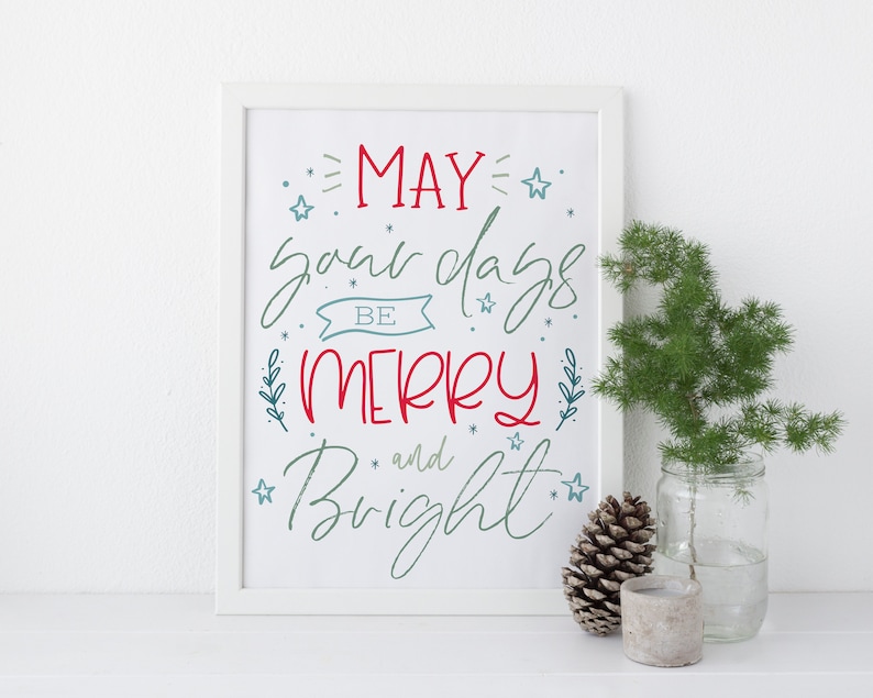 Christmas Word Art SVG Bundle: Holiday Overlays (digital Download) - Etsy
