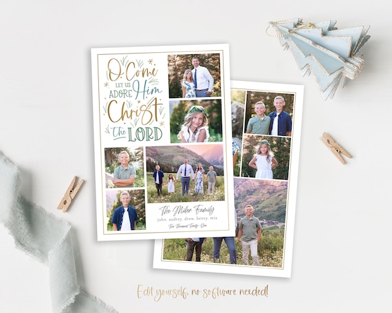 Religious Christmas Letter Template