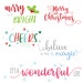 Christmas Overlays - Holiday Word Art - Overlays for Photographers ...