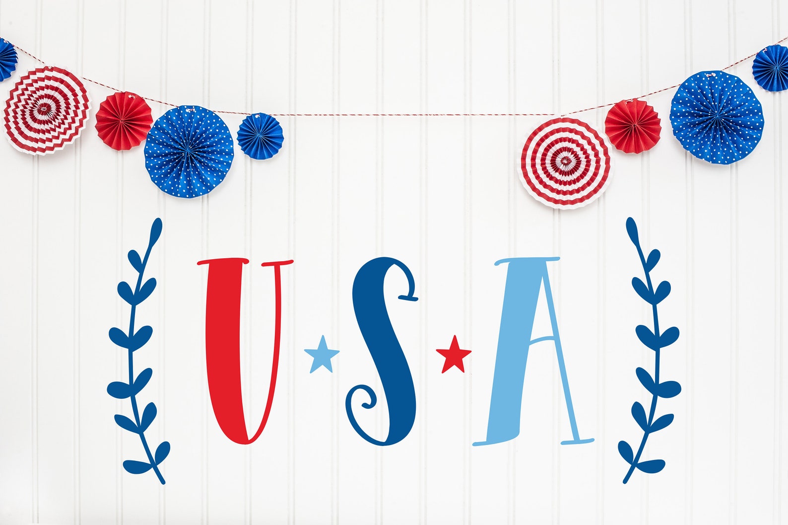 4th of July Overlays Fourth of July Word Art Overlays for - Etsy
