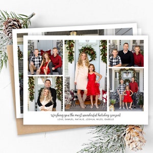 Happy Holidays Card Template | Christmas Cards Template | Holiday Cards ...