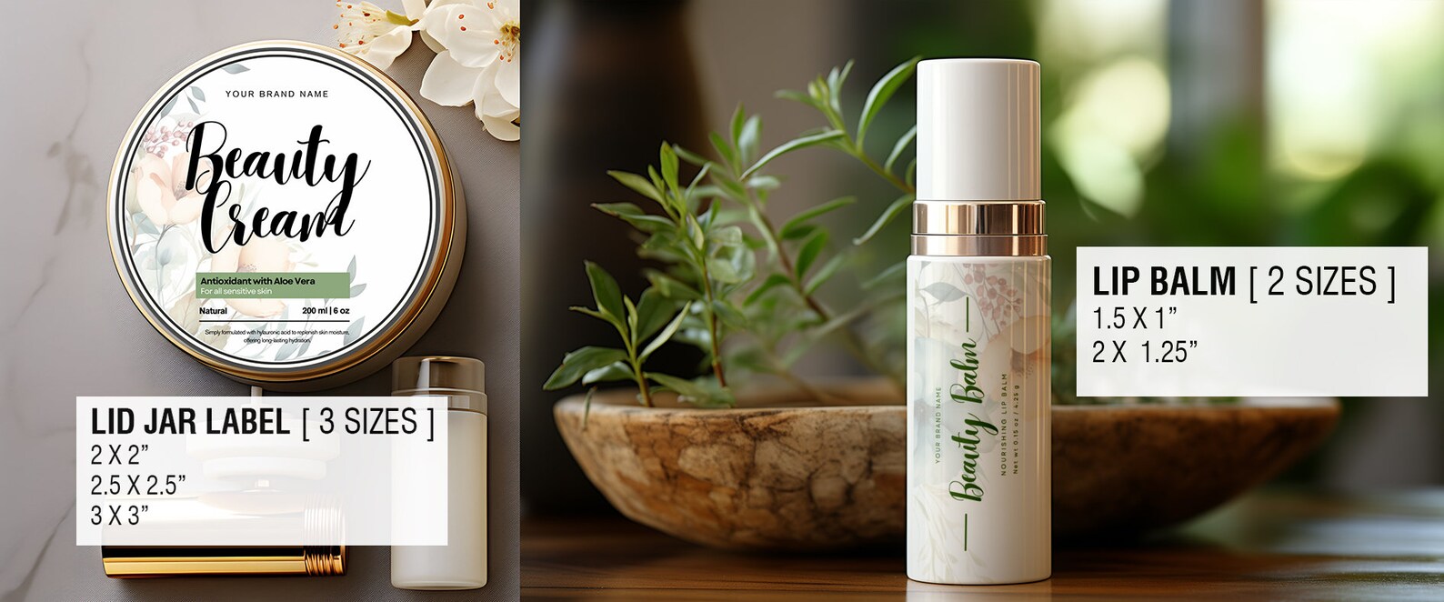 Editable Body Product Labels, DIY Cosmetic Labels, Editable Bundle ...