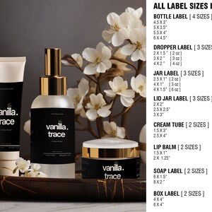 Editable Body Product Labels, DIY Cosmetic Labels, Editable Bundle ...