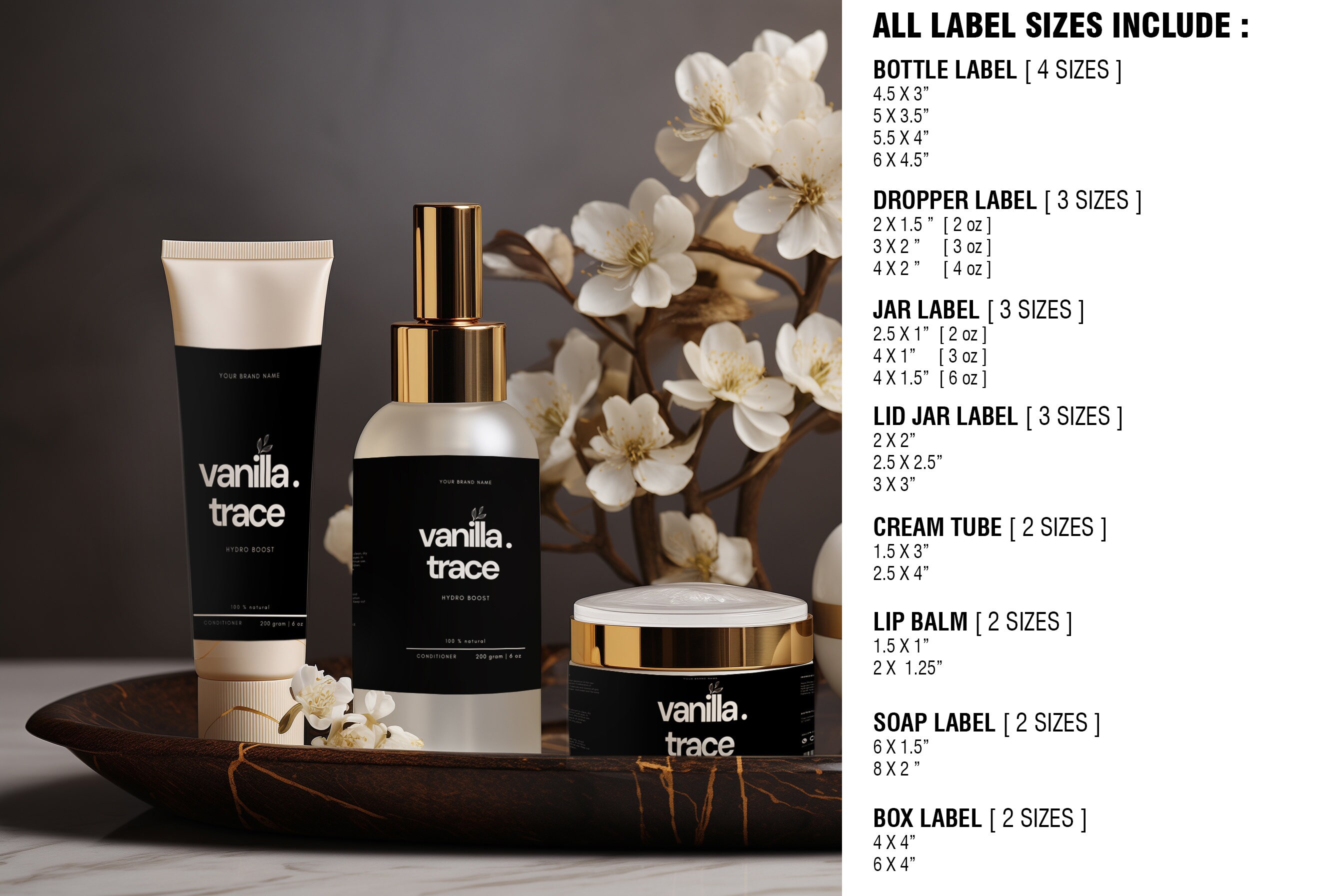 Editable Body Product Labels DIY Cosmetic Labels Editable - Etsy