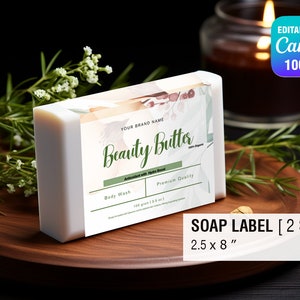 Editable Body Product Labels, DIY Cosmetic Labels, Editable Bundle ...