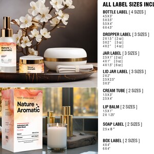 Editable Body Product Labels, DIY Cosmetic Labels, Editable Bundle ...