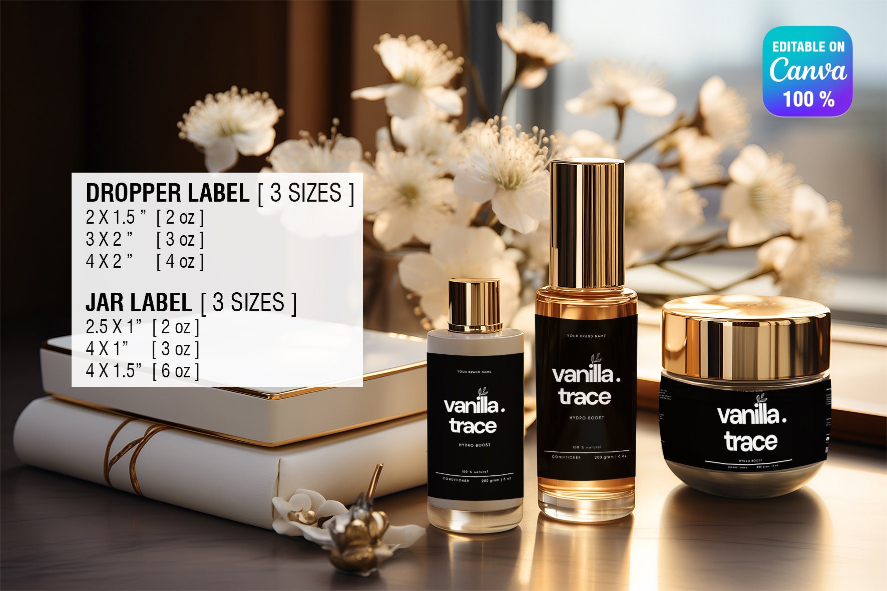 Editable Body Product Labels DIY Cosmetic Labels Editable - Etsy