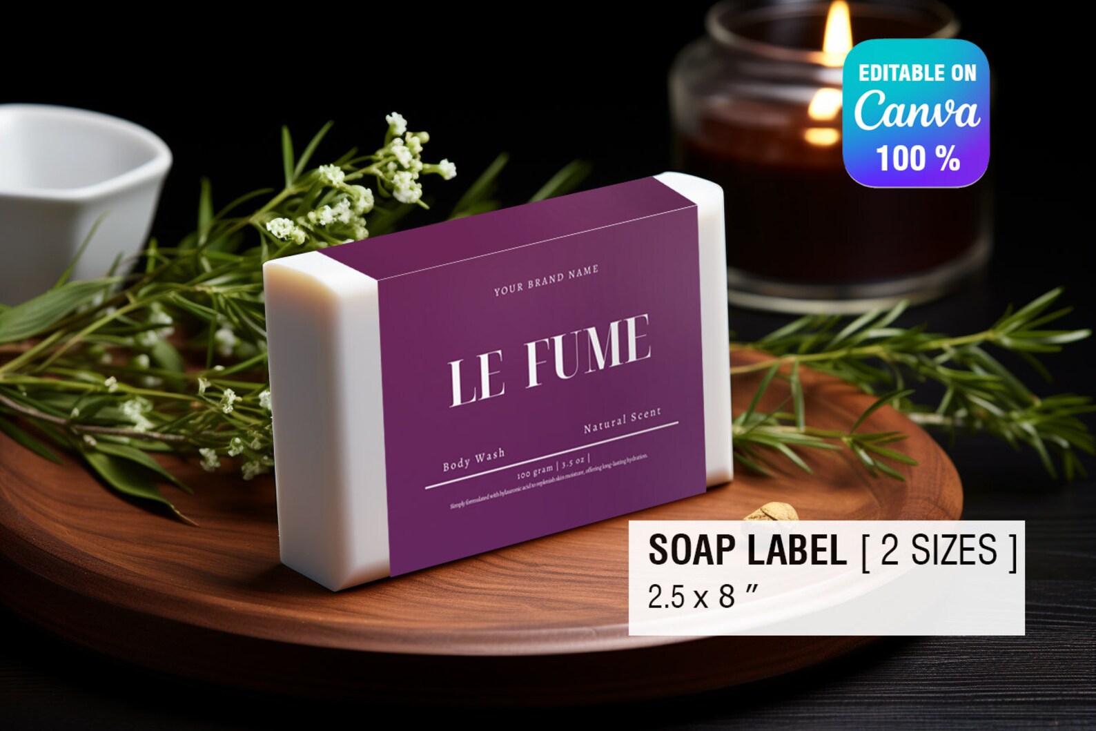 Editable Body Product Labels, DIY Cosmetic Labels, Editable Bundle ...